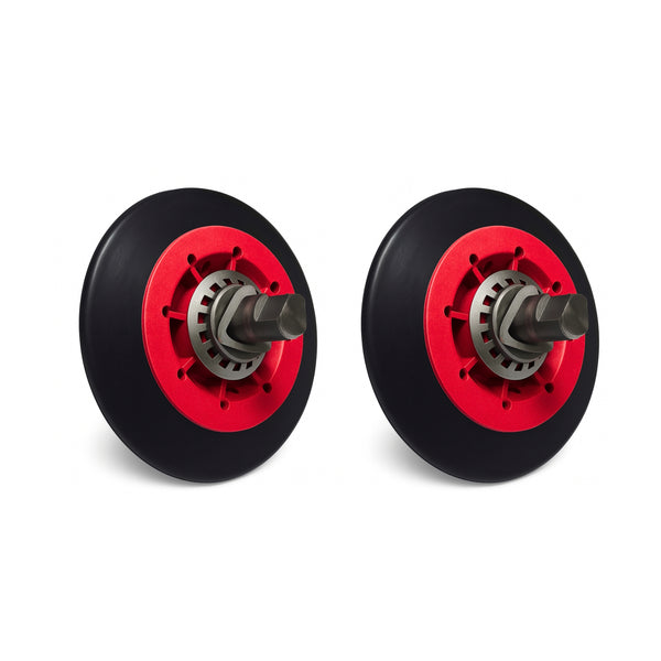 Nispira Dryer Drum Roller Assembly Compatible with LG Kenmore GE 4581E