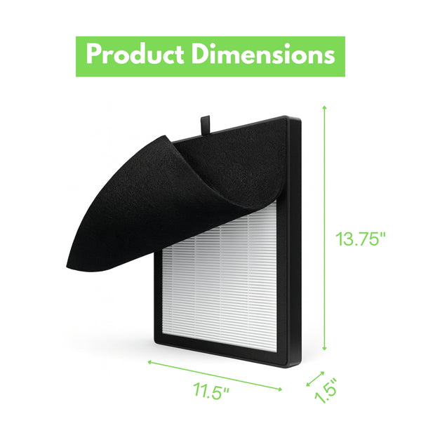 Nispira 3-In-1 HEPA Carbon Filter Compatible with Zigma Smart Original