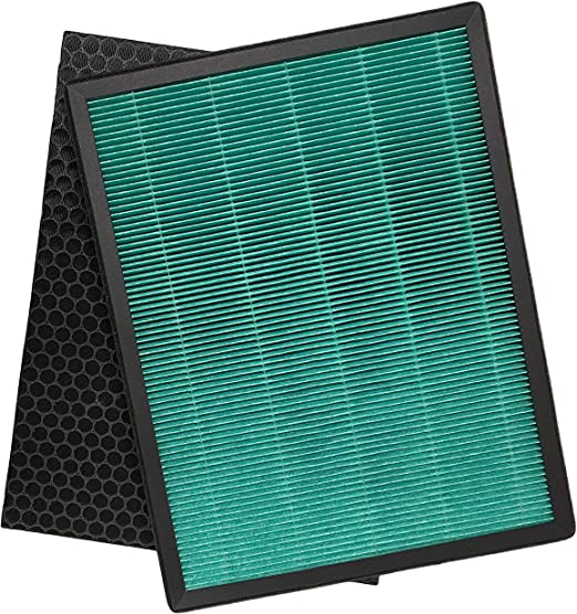 Nispira True HEPA Filter + Activated Carbon Pre Filter Kit Set for Rab